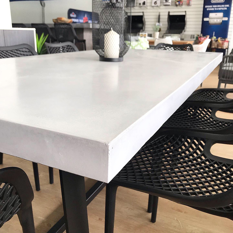 Concrete Dining Tables Raw Collections Outdoor Furniture BBQ s