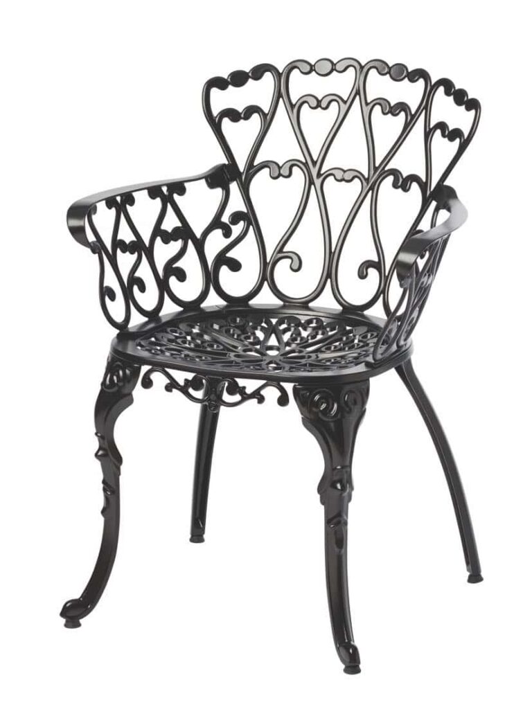 Scroll Cast Aluminium Chair - Outdoor Furniture & BBQs